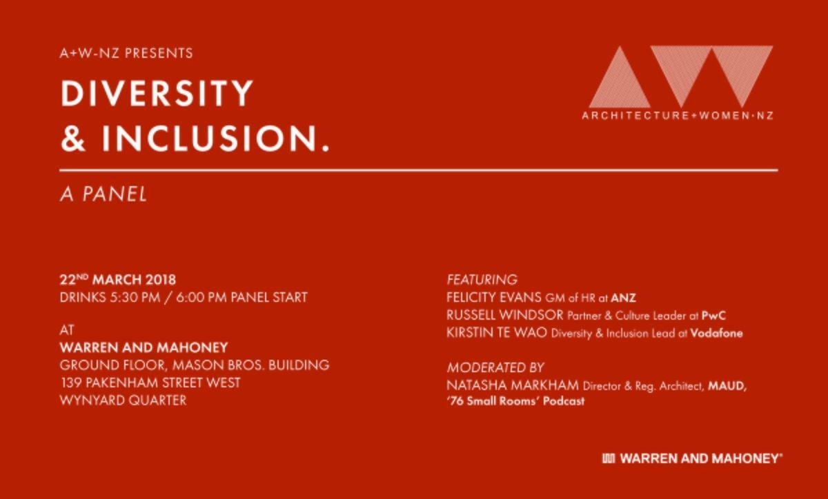 DIVERSITY & INCLUSION: A PANEL - AWNZ