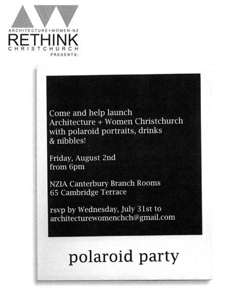 Christchurch Polaroid Party - AWNZ